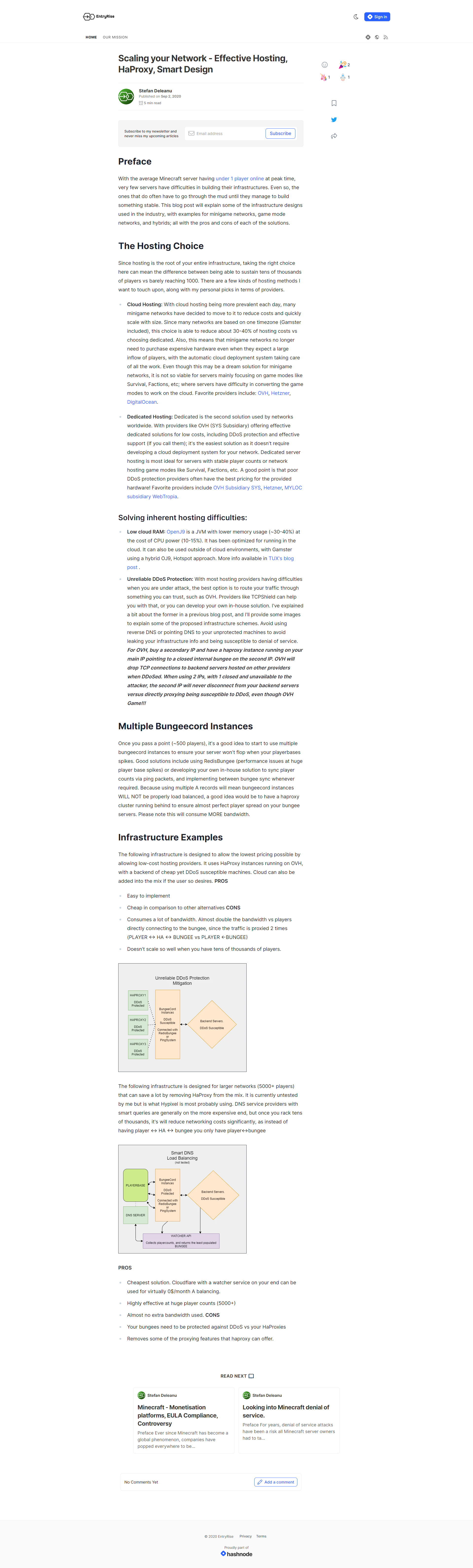 [Guide] Scaling your network to handle 500+ players | HaProxy | Effective Hosting | Cloud ...